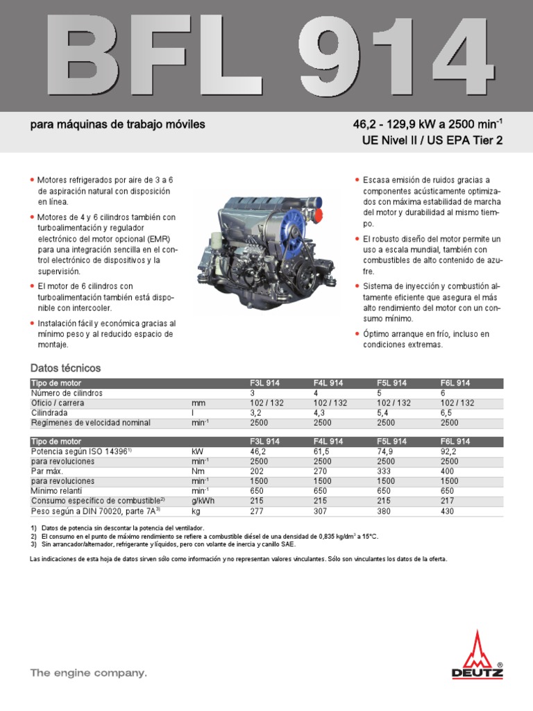 F3L914-F6L914 Es PDF | PDF | Motor de combustión interna | Vehículos