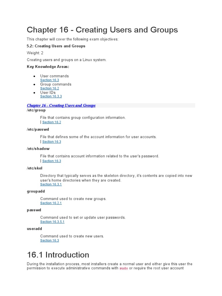 Chapter 16 | PDF | Superuser | Password