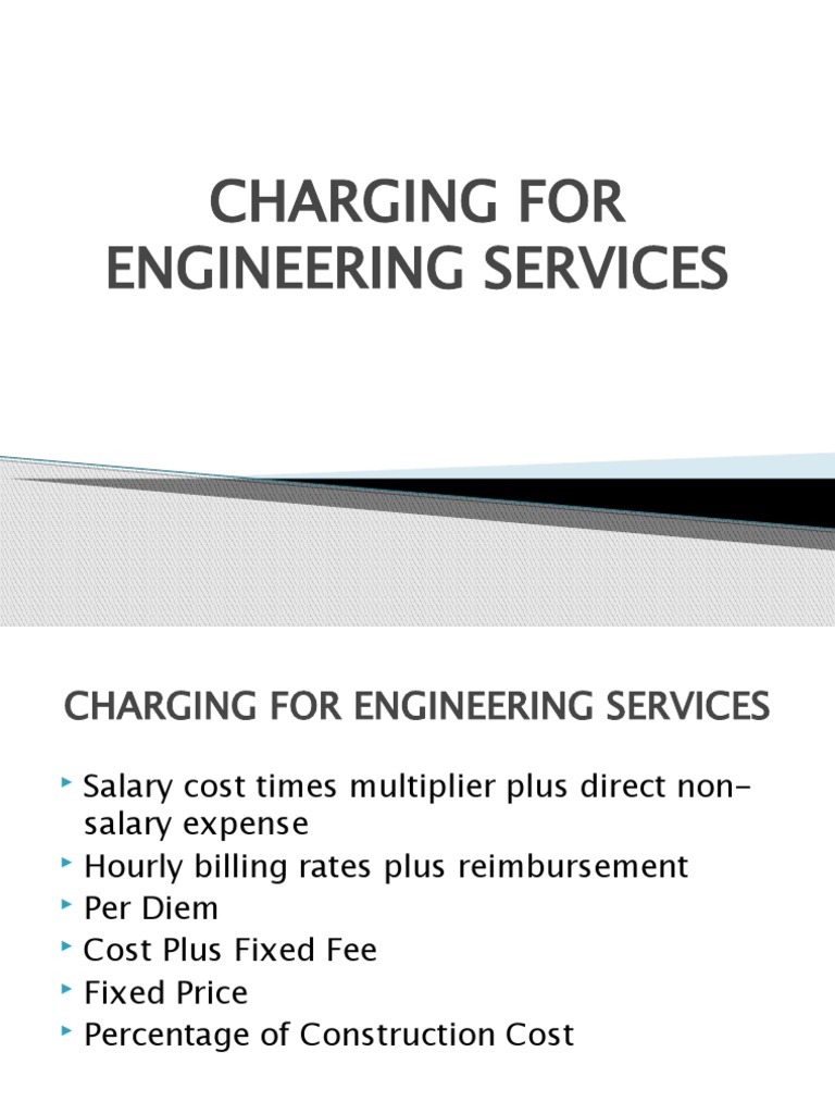 Engineering Service Pricing Guide | PDF | Per Diem | Salary