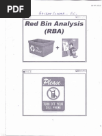 Red Bin Analysis Format | PDF