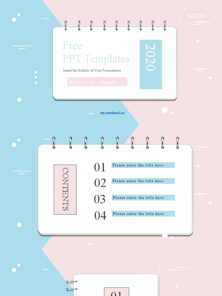 Free PPT Templates: Reporter: Name | PDF