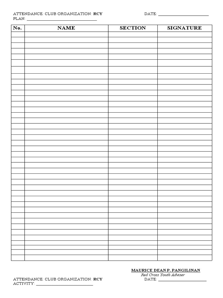 Attendance For Meeting and Duty | PDF