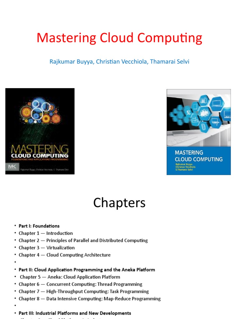Mastering Cloud Computing: Rajkumar Buyya, Christian Vecchiola ...
