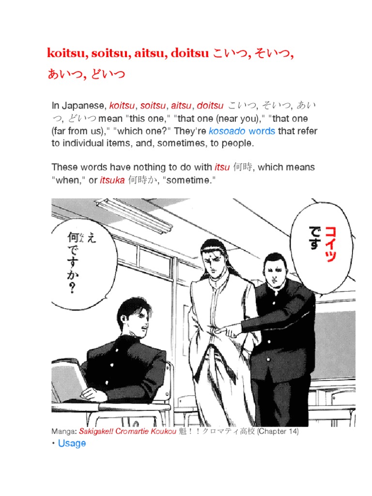 Koitsu, Soitsu, Aitsu y Doitsu | PDF | Language Families | Semiotics