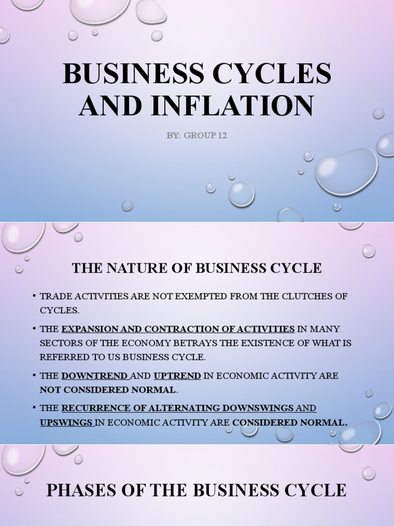 Business Cycles & Inflation Guide | PDF | Recession | Inflation