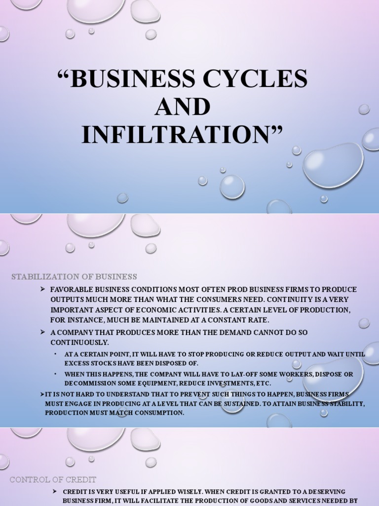 Business Cycle Stabilization Through Economic Planning and Forecasting ...