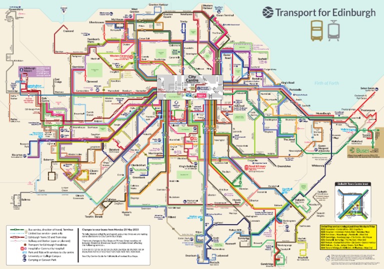Harta Autobuze Edinburgh | PDF