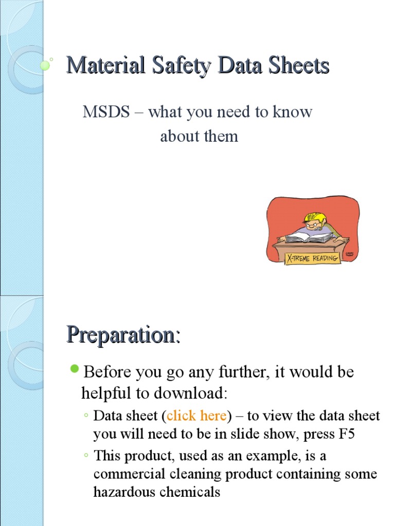 Material Safety Data Sheets | PDF | Personal Protective Equipment | Water