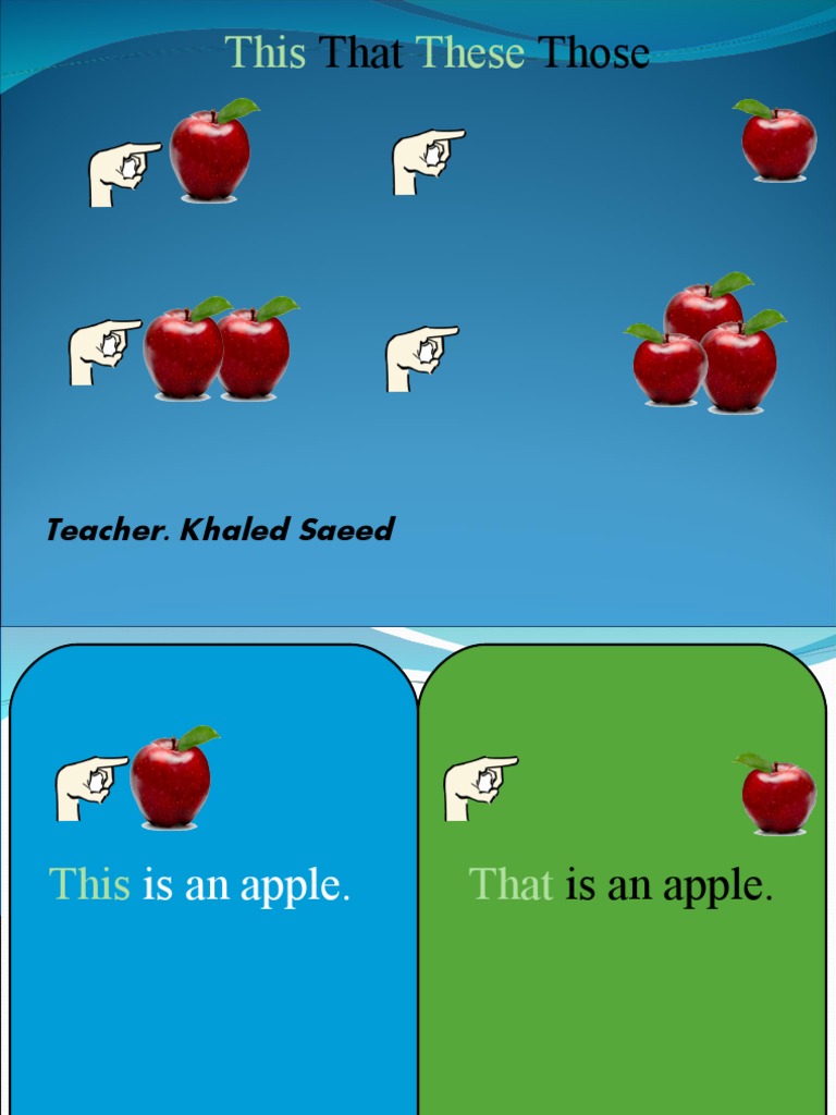 This That These Those Edited For Kids 1 - 100036 | PDF