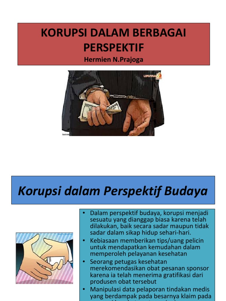Korupsi Dalam Berbagai Perspektif | PDF