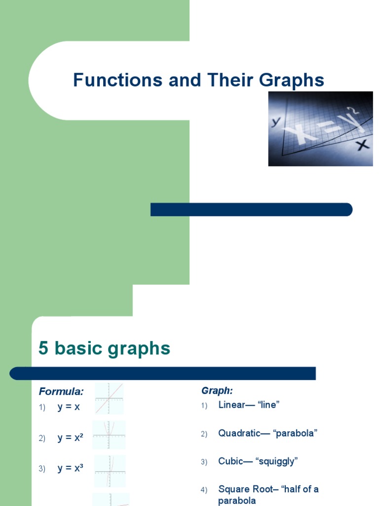 Functions and Their Graph | PDF | Vertex (Graph Theory) | Graph Theory