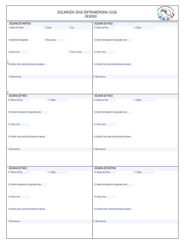 Formato DUCA REVERSO PDF | PDF | Violencia | Agitación