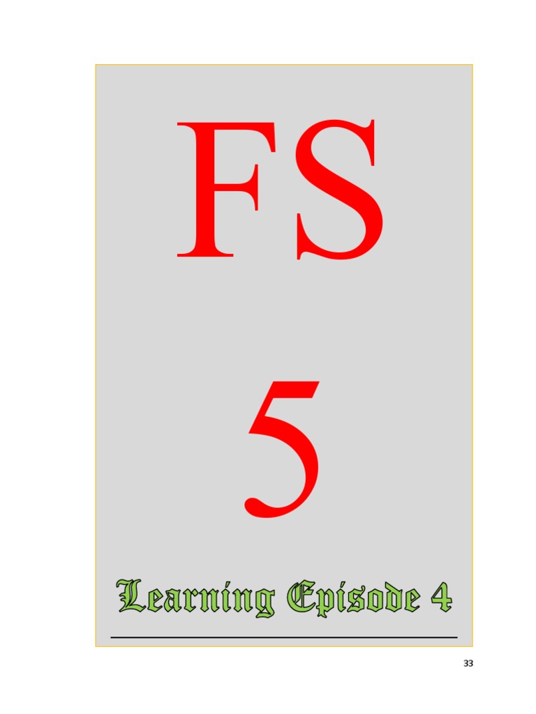 Fs 5 Episode 5 | PDF | Educational Assessment | Validity (Statistics)