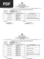 Attendance Sheet For Daily Cleaners | PDF