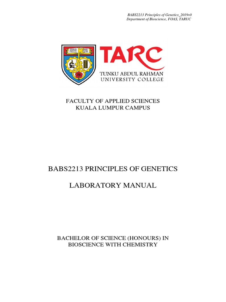 Guidelines for Safety in the Genetics Laboratory | PDF | Zygosity | Allele
