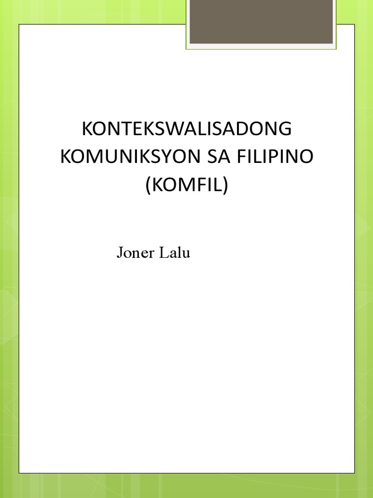 Module in Komfil | PDF