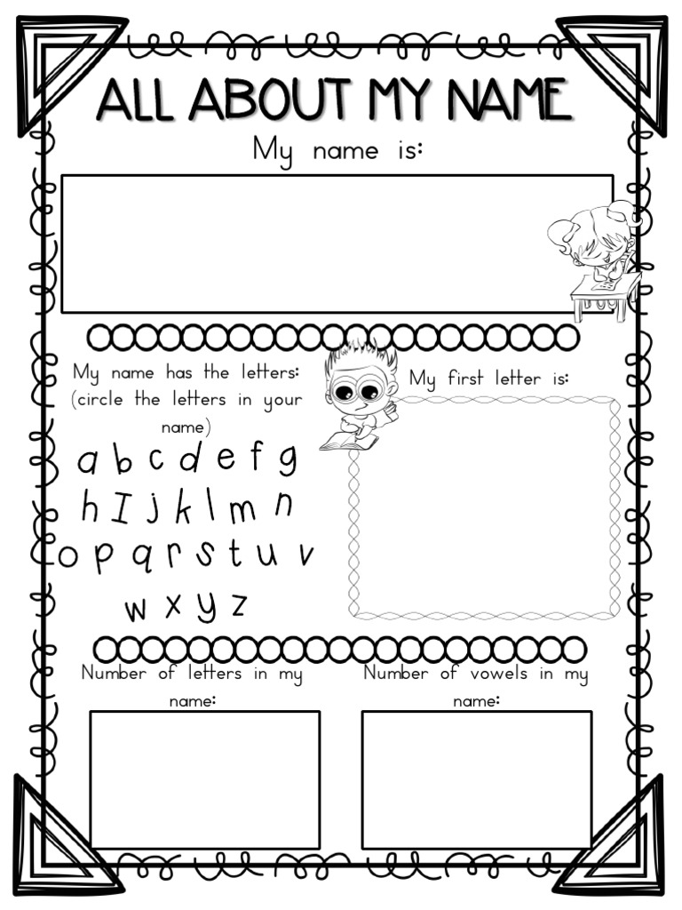 All About My Name: Hijklmn | PDF