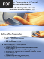 The Local Development Investment Program (LDIP) : - The Main ...
