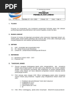 Sop Instruksi Kerja Pengelolaan B3 Dan Limbah B3 | PDF