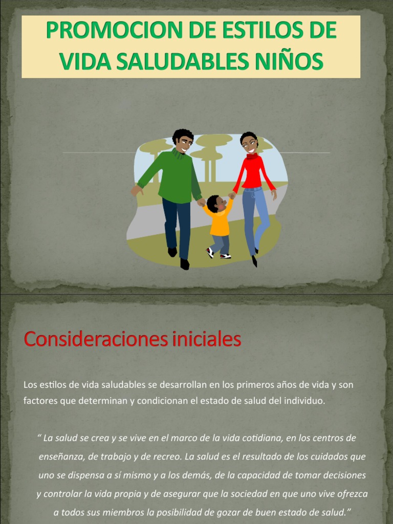 Promocion de Estilos de Vida Saludable N | PDF | Salud y bienestar ...