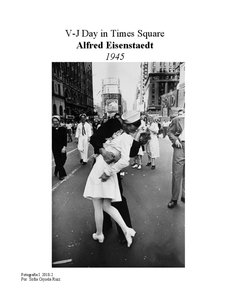 V-J Day in Times Square - Sofia Orjuela | PDF