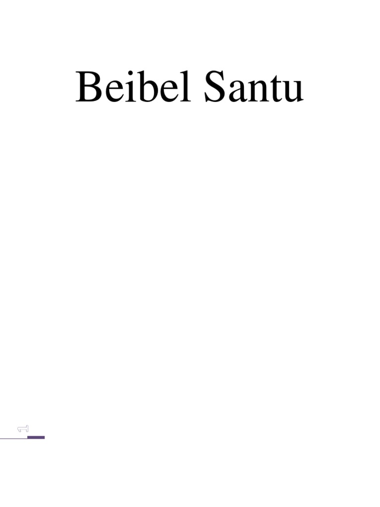 Beibel Santu en Papiamentu | PDF | Gente de la Torá | Biblia hebrea