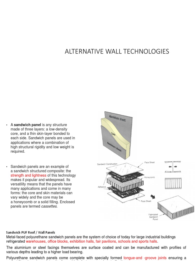 Alternative Wall Technologies | PDF | Wall | Sheet Metal