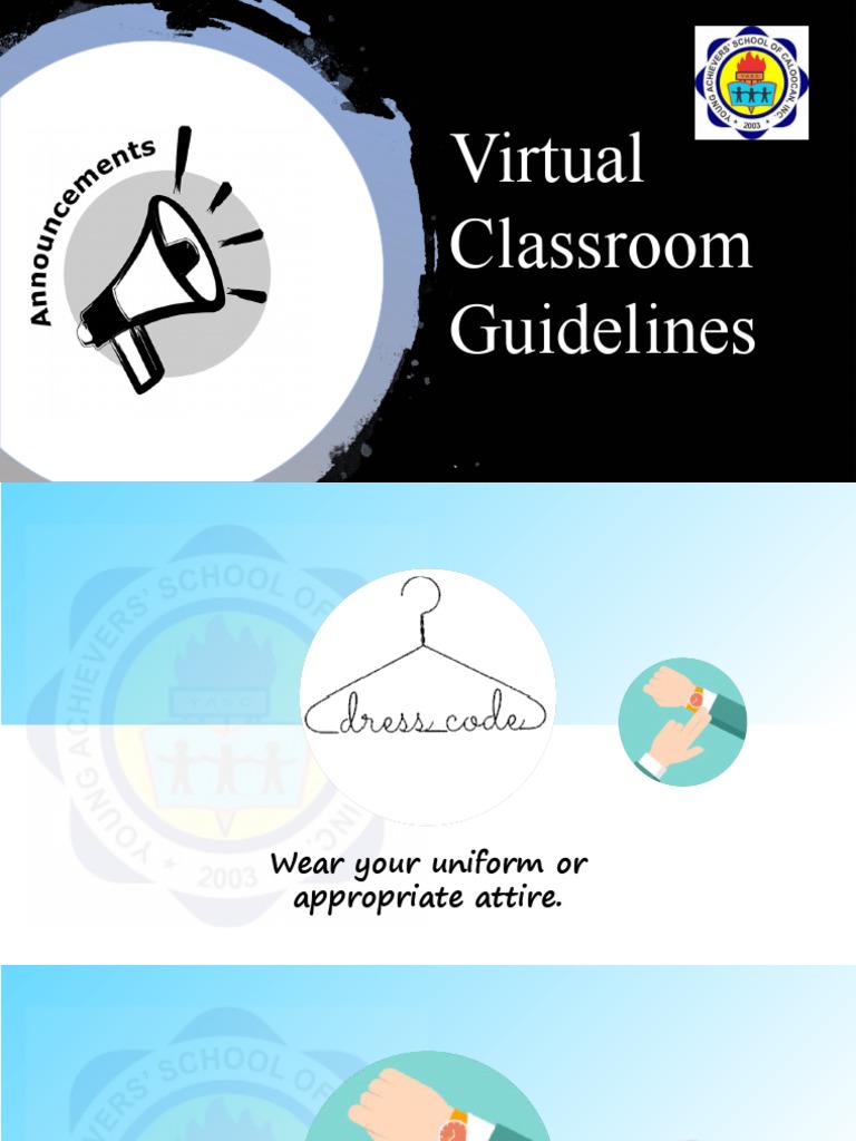Virtual Classroom Etiquette Guidelines | PDF | Language Arts & Discipline