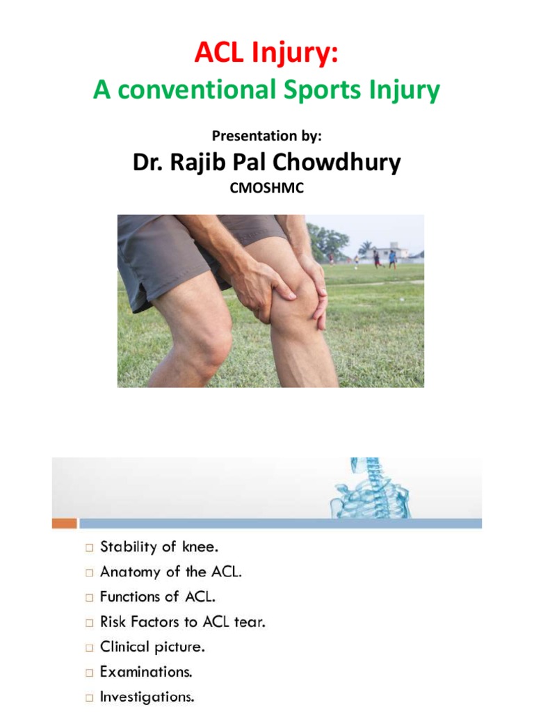 ACL Injury Presentation | PDF | Knee | Joints