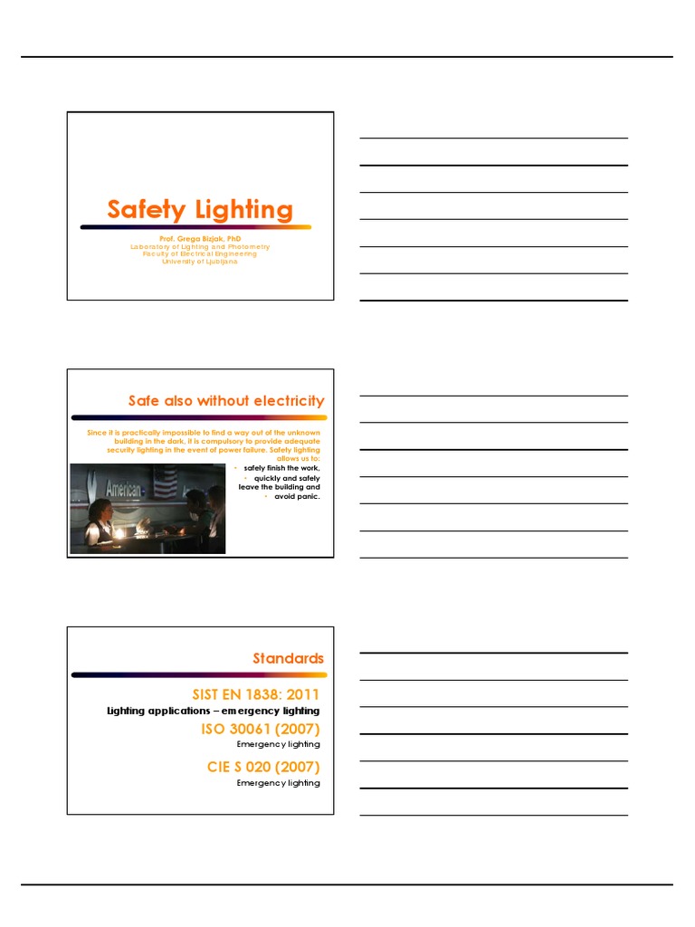 Safety Lighting: Safe Also Without Electricity | Download Free PDF ...