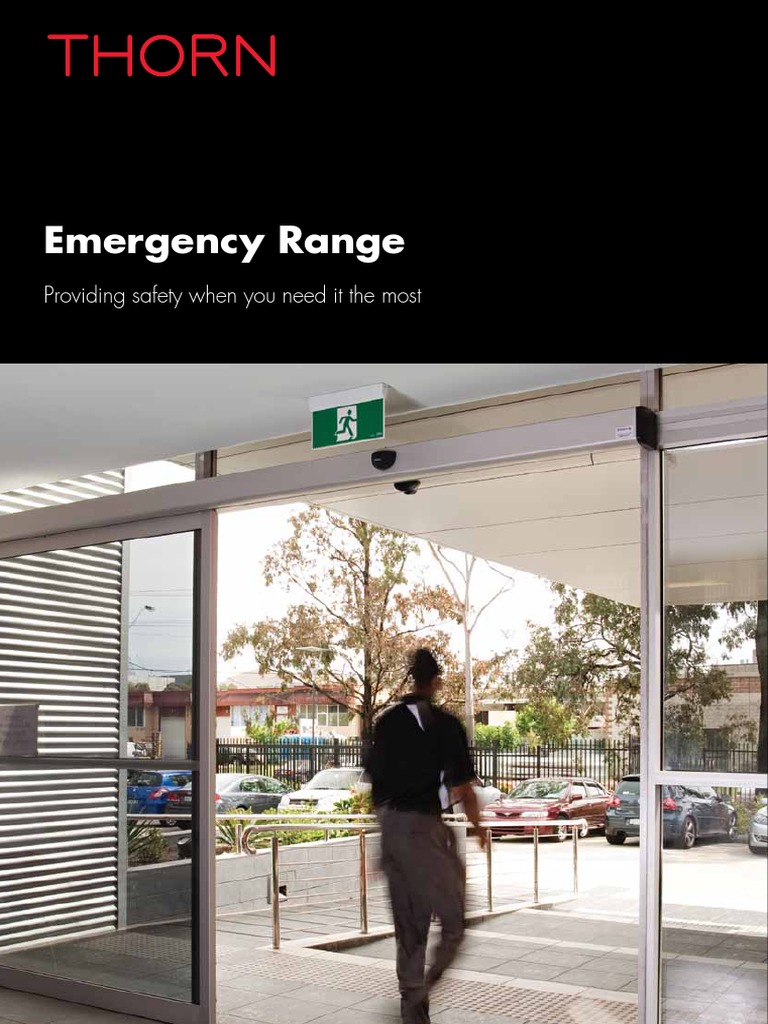 Thorn Emergency Brochure Final INTER PDF | PDF | Lighting | Nature