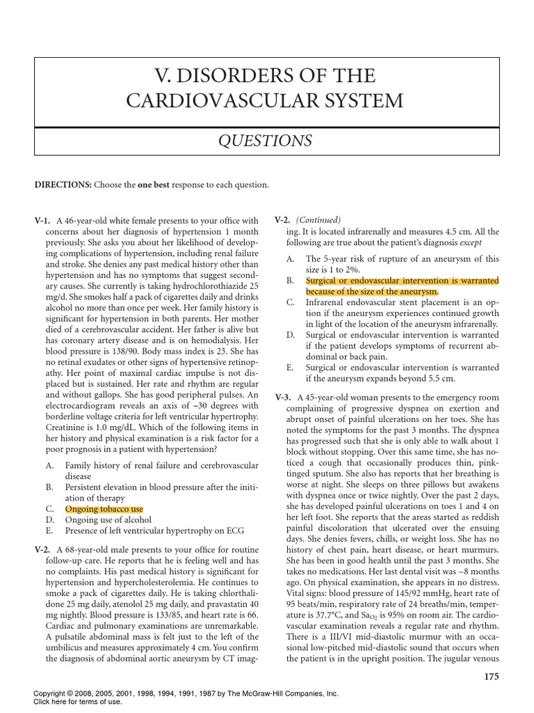 Harrison - S Principles of Internal Medicine - Self PDF | PDF | Heart ...