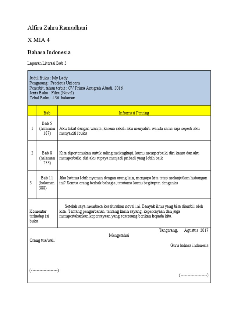 Literasi Bab 3 | PDF