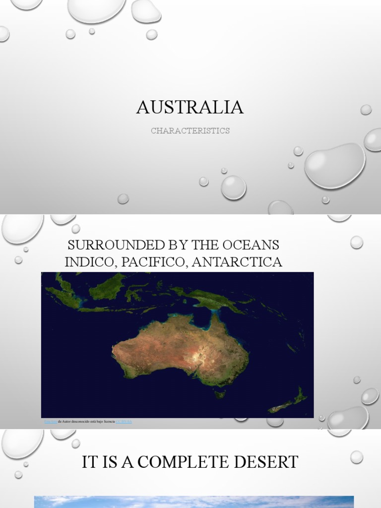 Australia: Characteristics | PDF | Travel | Young Adult