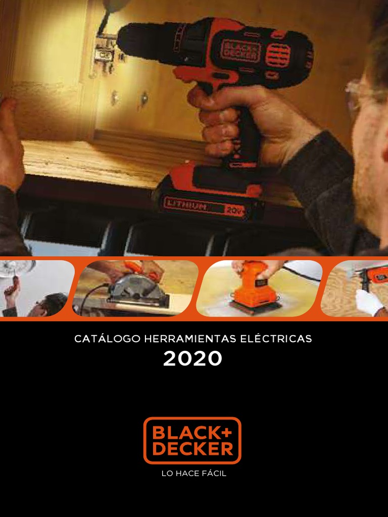 Catálogo Black & Decker | PDF | Perforar | Bienes manufacturados