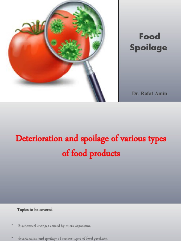 Food Spoilage | PDF | Foodborne Illness | Food Preservation