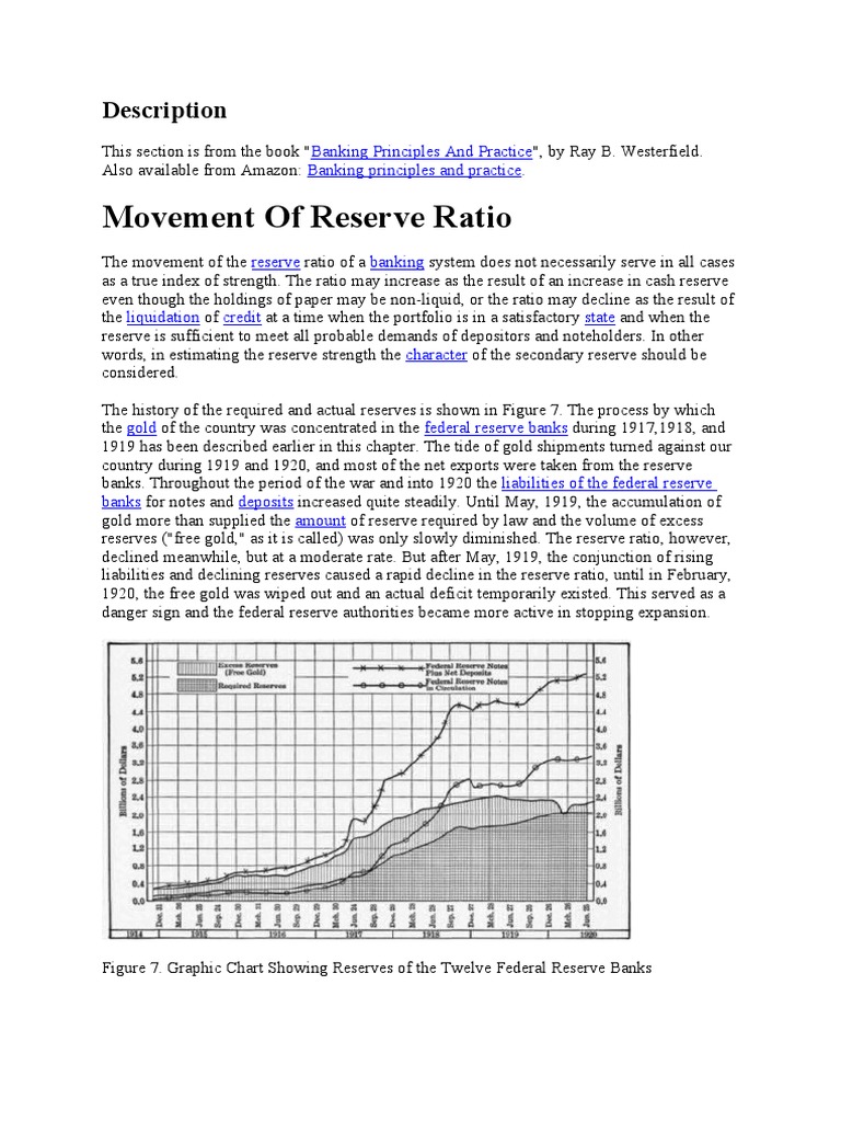 Banking Reserve Ratio | PDF | Reserve Requirement | Banks