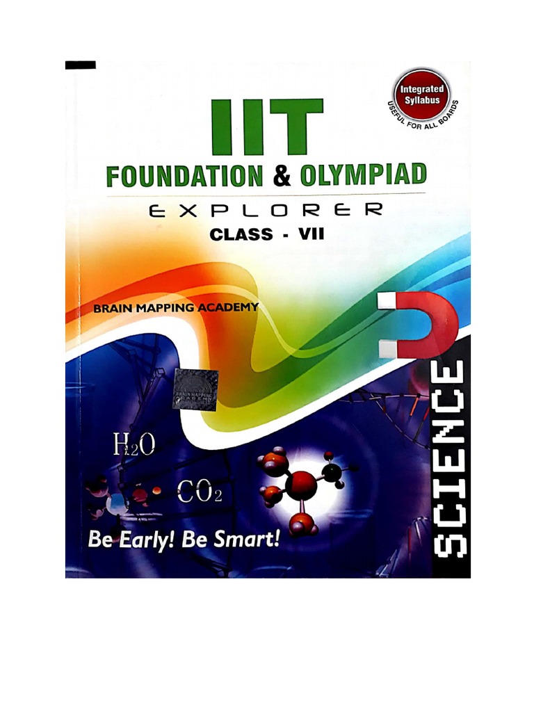 IIT JEE Foundation and Olympiad Explorer Class 7 Brain Mapping Academy NSEJS NTSE Science PDF | PDF