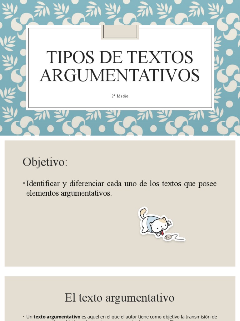 Diferentes tipos de textos argumentativos | PDF | Autor | Verdad