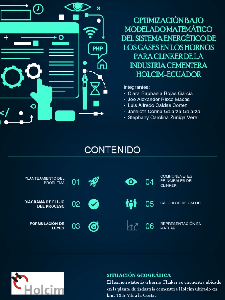 Proyecto Sistemas Horno Clinker Holcim Final | PDF | Cemento | Combustión