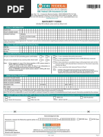 lic-maturity-form.pdf (1) | PDF | Life Insurance | Insurance