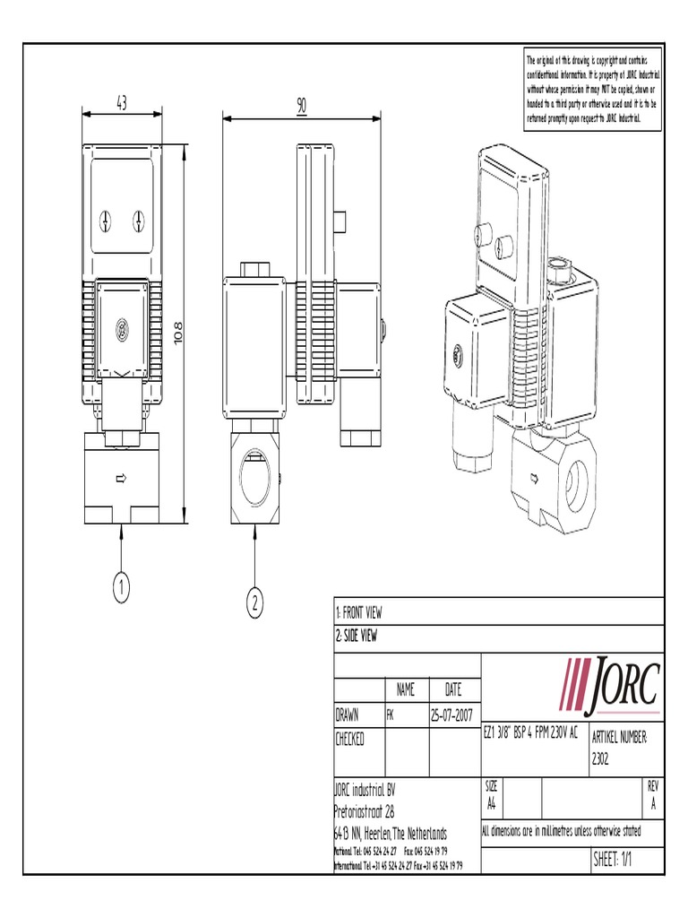 2: Side View 2: Side View 1: Front View | PDF