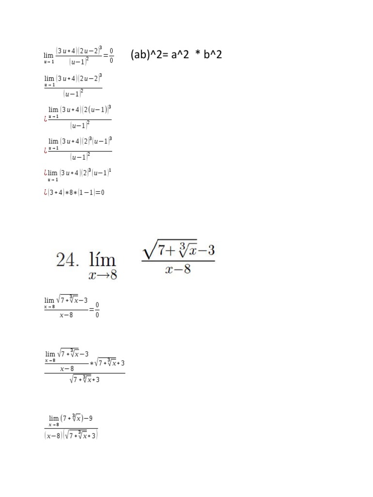 Limits of Multivariate Functions Involving Radicals and the ...