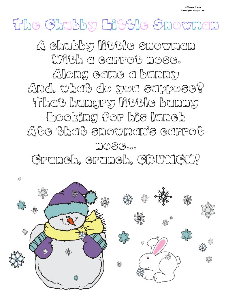Chubby Little Snowman | PDF