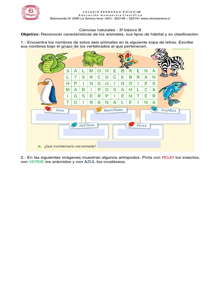 01 Guia de Actividades Ciencias 3 - Basico | PDF