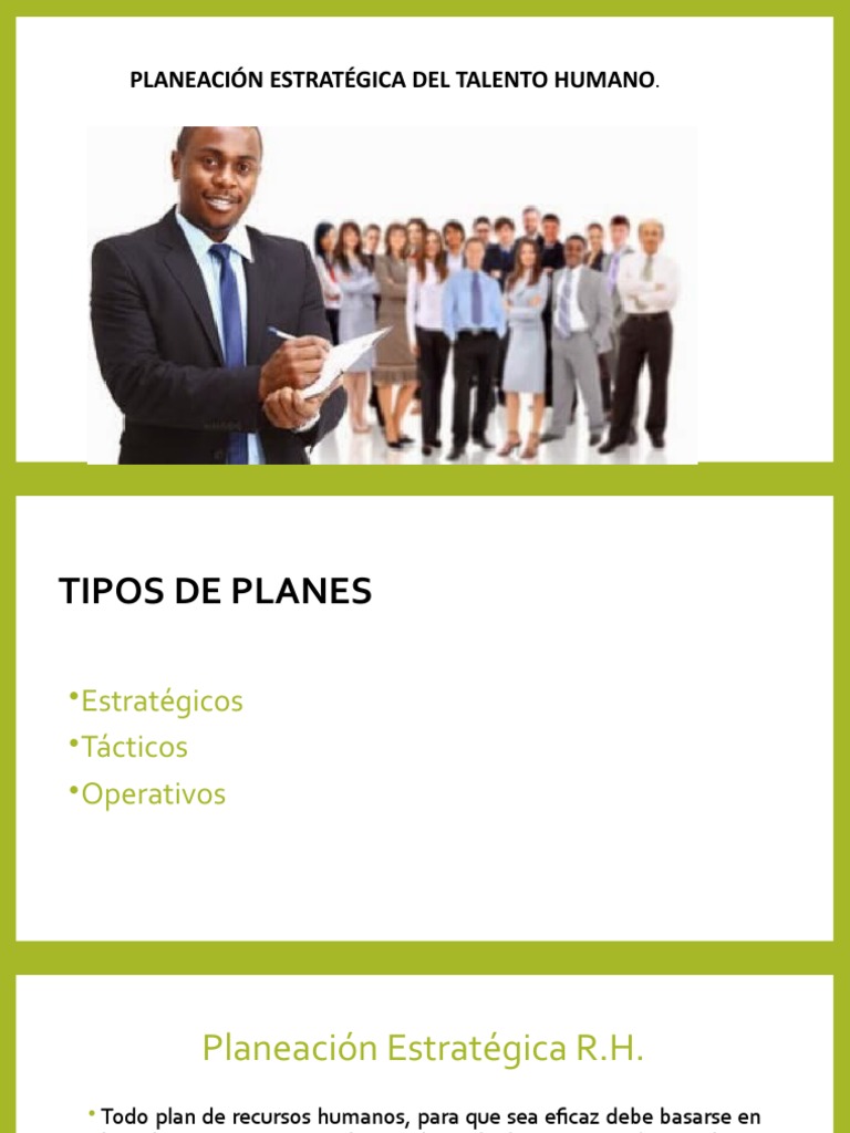 Planeación Estratégica de Recursos Humanos | PDF | Planificación ...