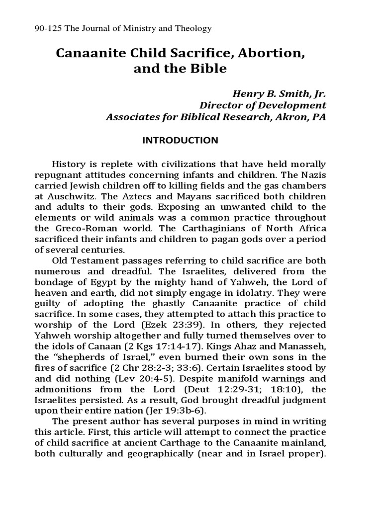 Carthaginian Child Sacrifice Practices | PDF | Phoenicia | Carthage