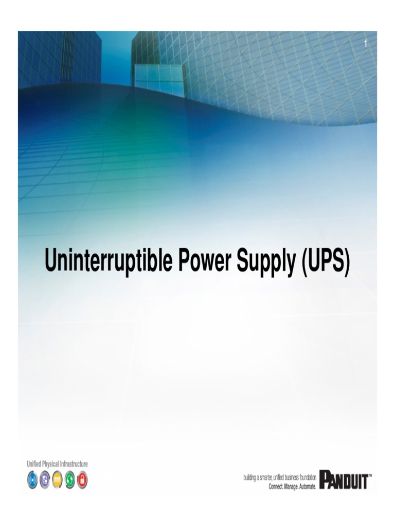 Uninterruptible Power Supply (UPS) | PDF | Rechargeable Battery ...
