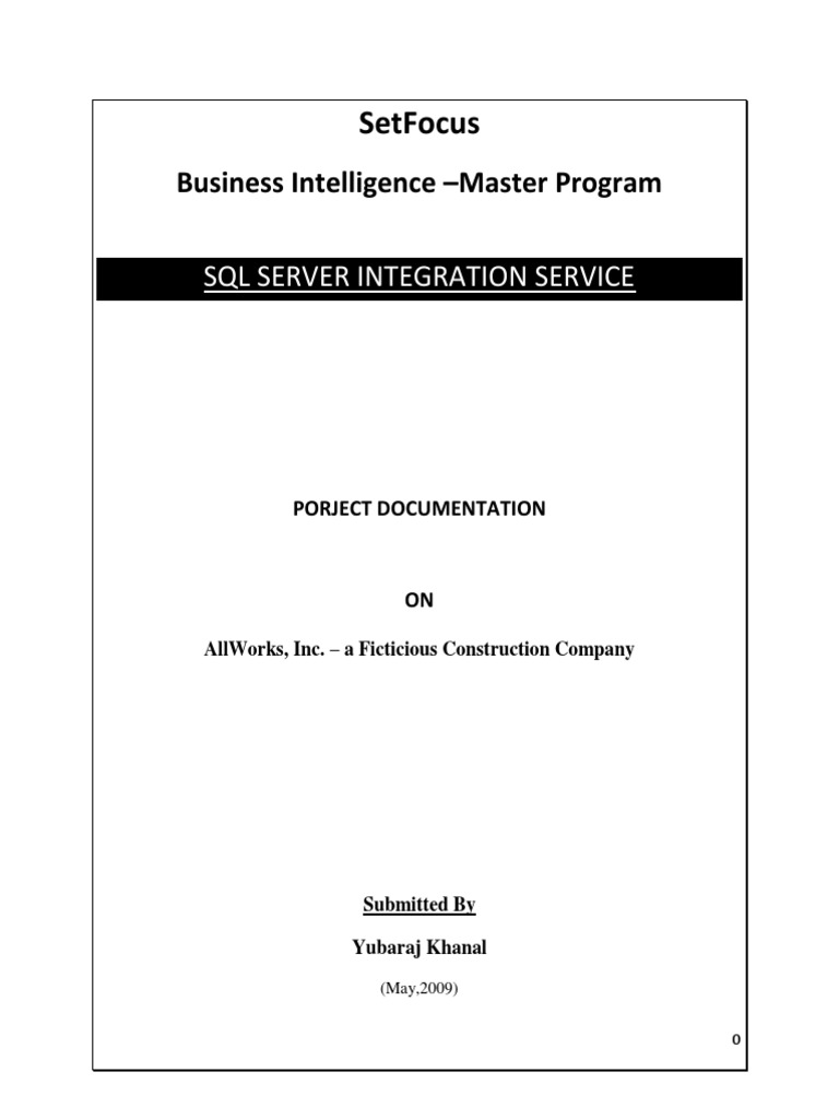 Setfocus: Business Intelligence - Master Program | PDF | Microsoft Sql Server | Boolean Data Type