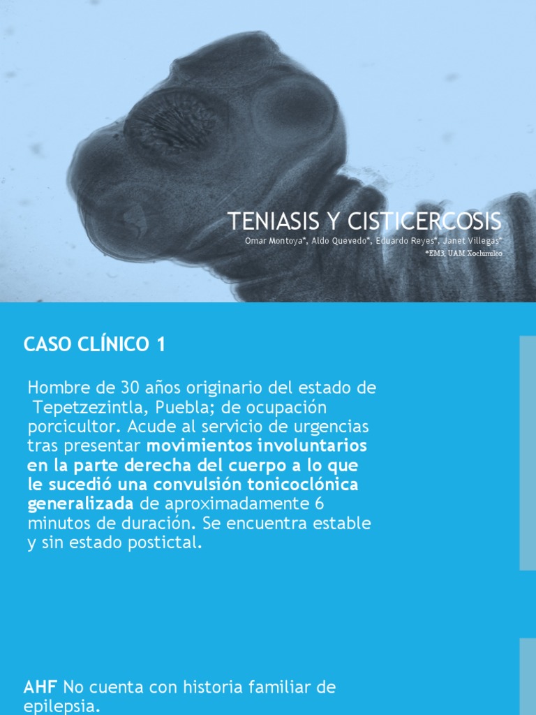 Teniasis y Cisticercosis | Enfermedades y trastornos | Medicina